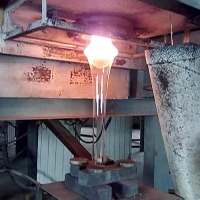 Clear Big Size 380V Tube Glass Production Line Making Machine