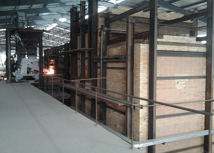 Container Glass Heavy Oil ISO45001 Cross Fired Furnace