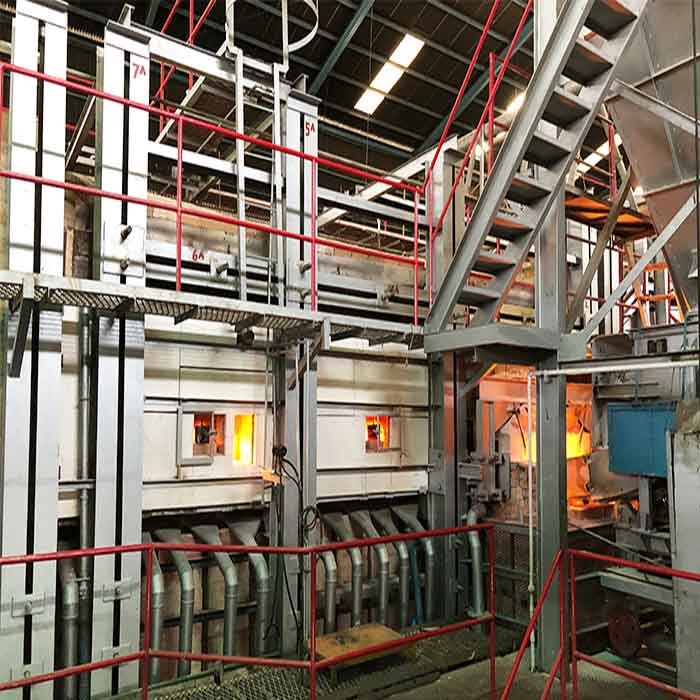 Automatic Gas End Fired Furnace Glass Melting Furnace Design and ...