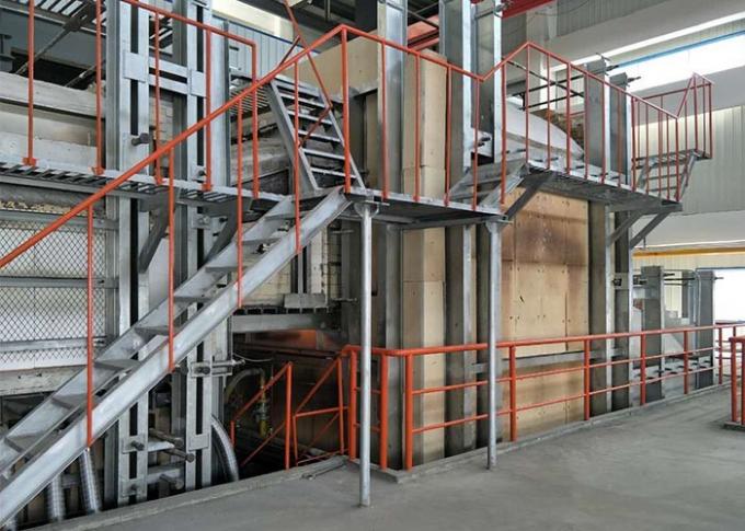 50ton Flint Color Simple Structure End Fired Furance Container Glass ...